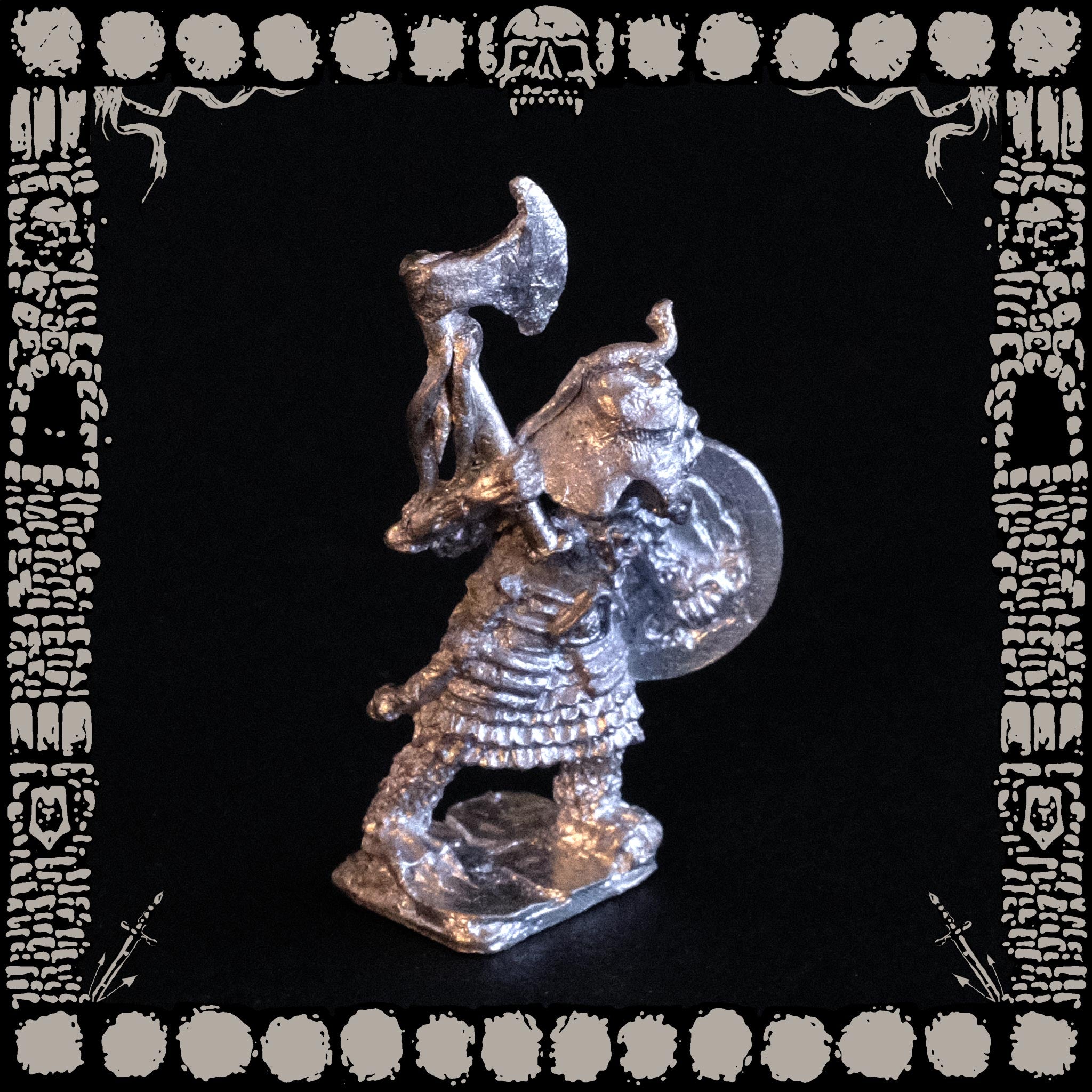 Orc Warrior Pewter Figurine – HORRID REALM