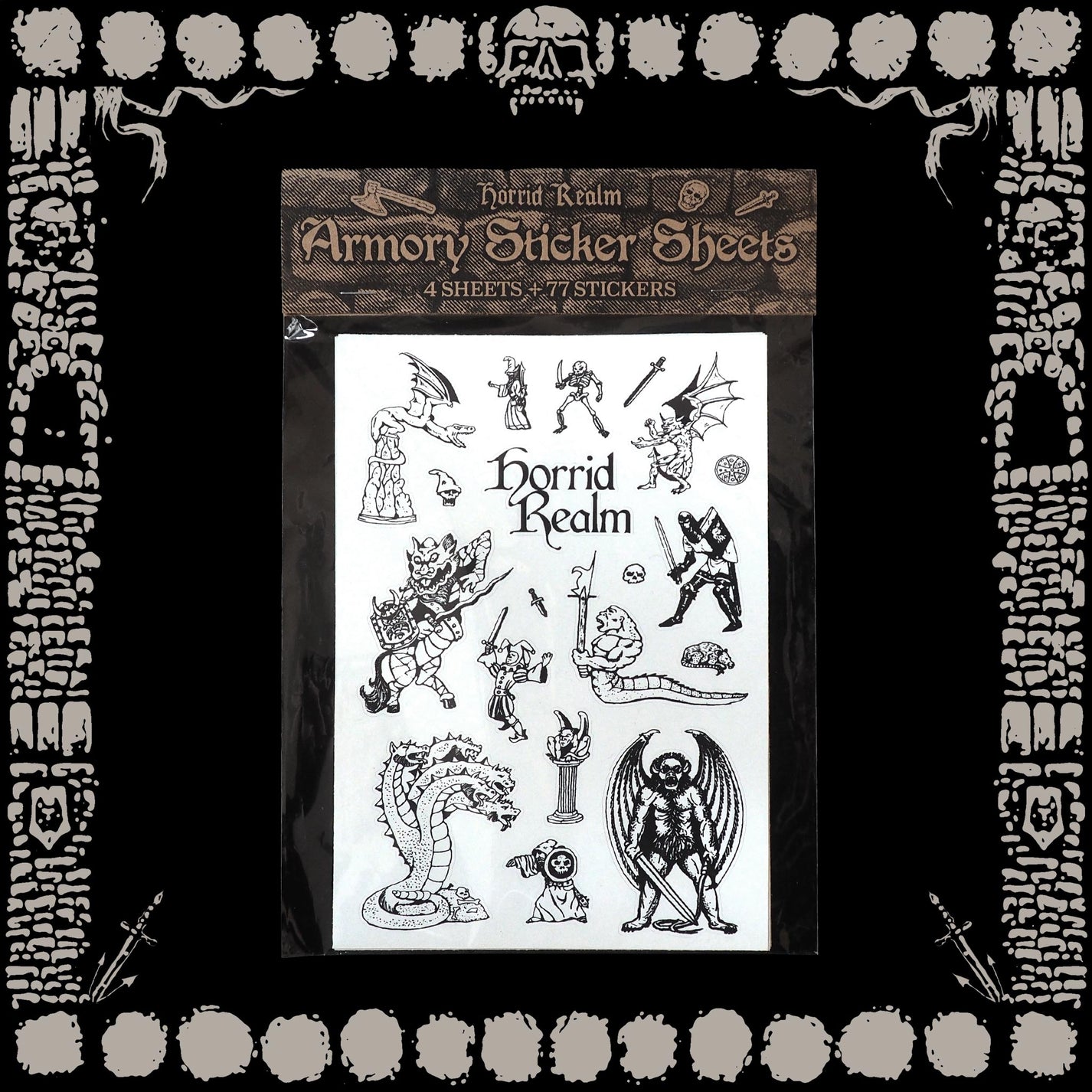 Armory Sticker Sheet Pack – HORRID REALM