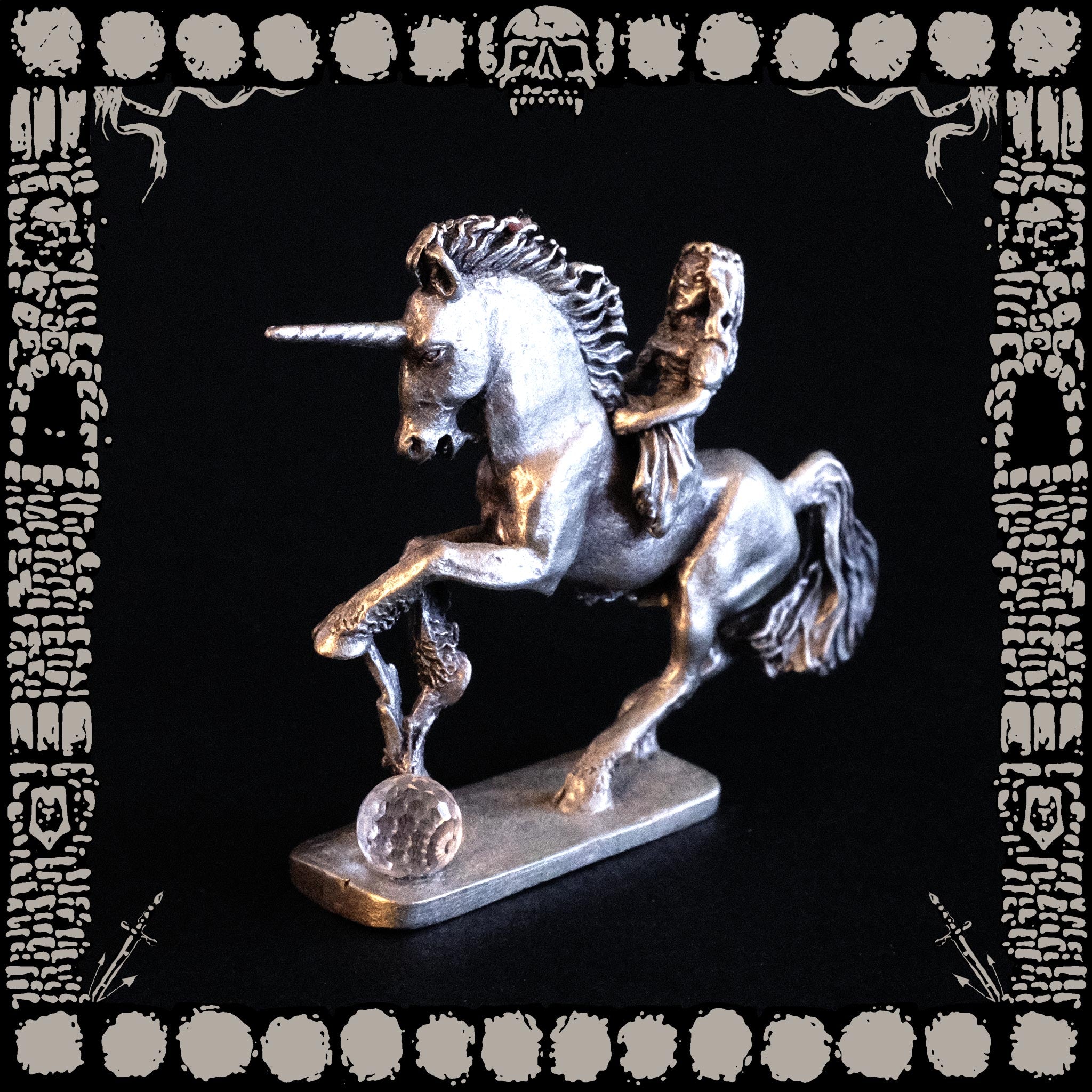 Unicorn Princess Pewter Figurine – HORRID REALM