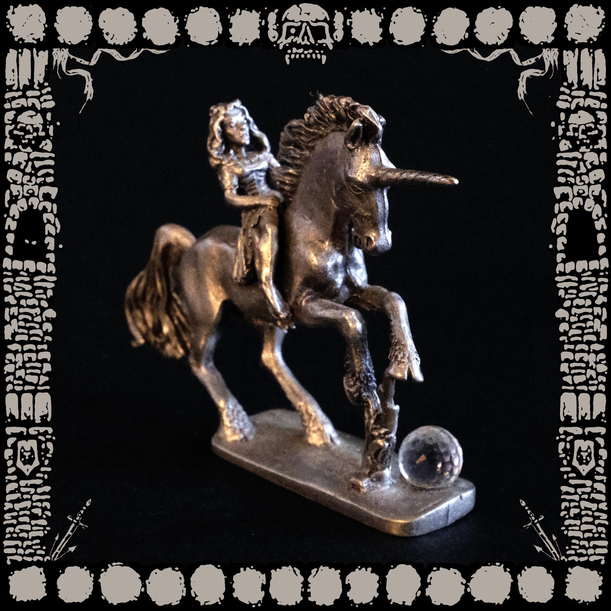 Unicorn Princess Pewter Figurine – HORRID REALM